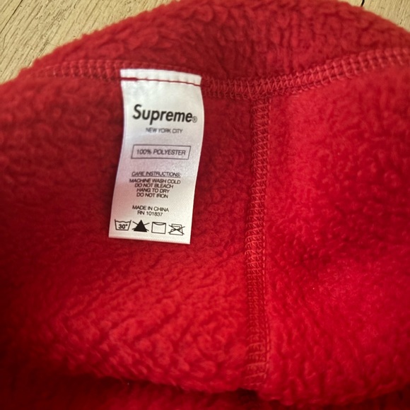Supreme | Accessories | Supreme Fleece Polartec Red Ski Mask | Poshmark